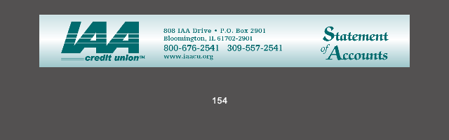 IAA Credit Union E-Statements - Registration